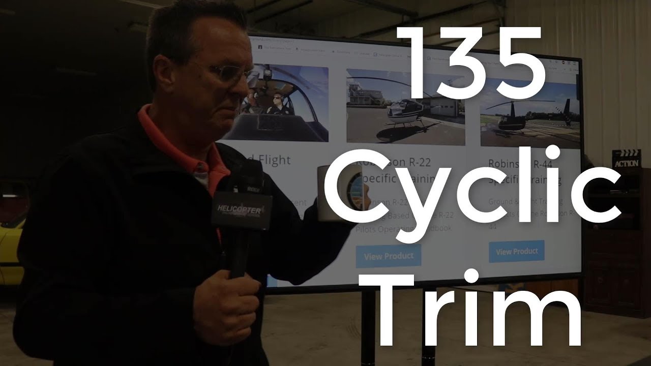 #135 HELICOPTER CYCLIC TRIM | you should always be TRIMMING - YouTube