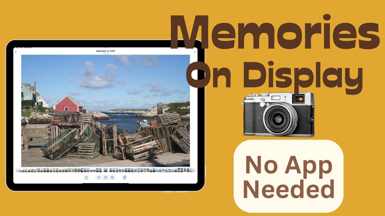 How to Turn Your iPad or iPhone into a Digital Photo Frame - YouTube