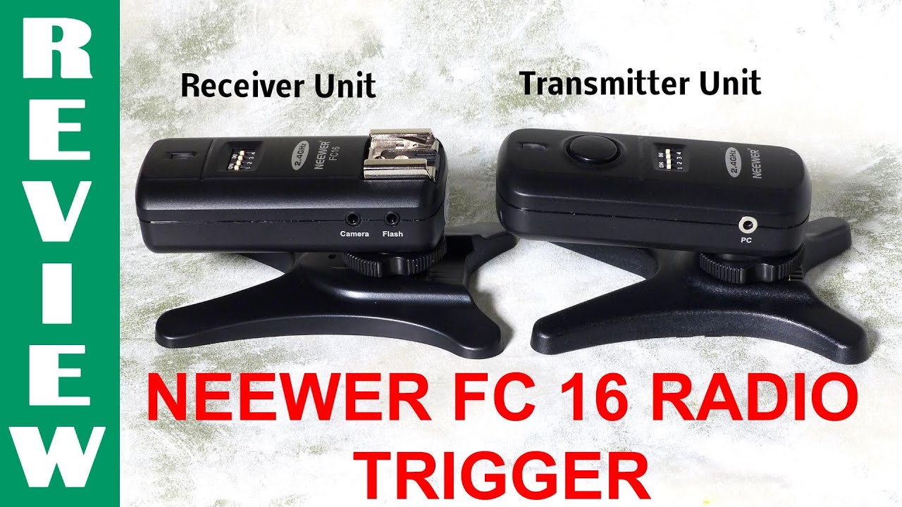 Neewer FC-16 Radio Speedlite Trigger Review - YouTube