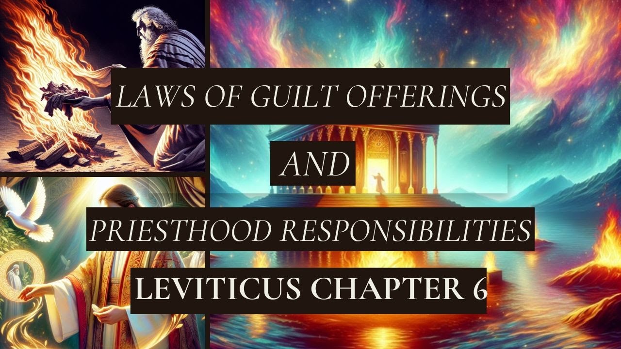 Leviticus Chapter 6: Laws of Guilt Offerings and Priesthood ...