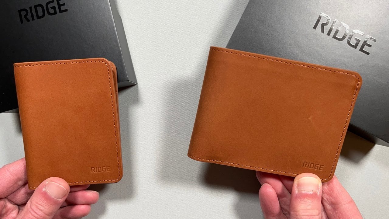 Ridge Bifold and Billfold Wallet Unboxing - YouTube
