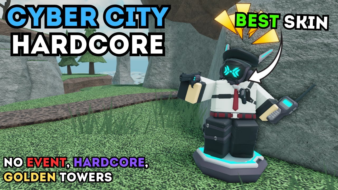Cyber City Hardcore Strategy I Circuit Wall Player 2 POV I TDS Roblox ...