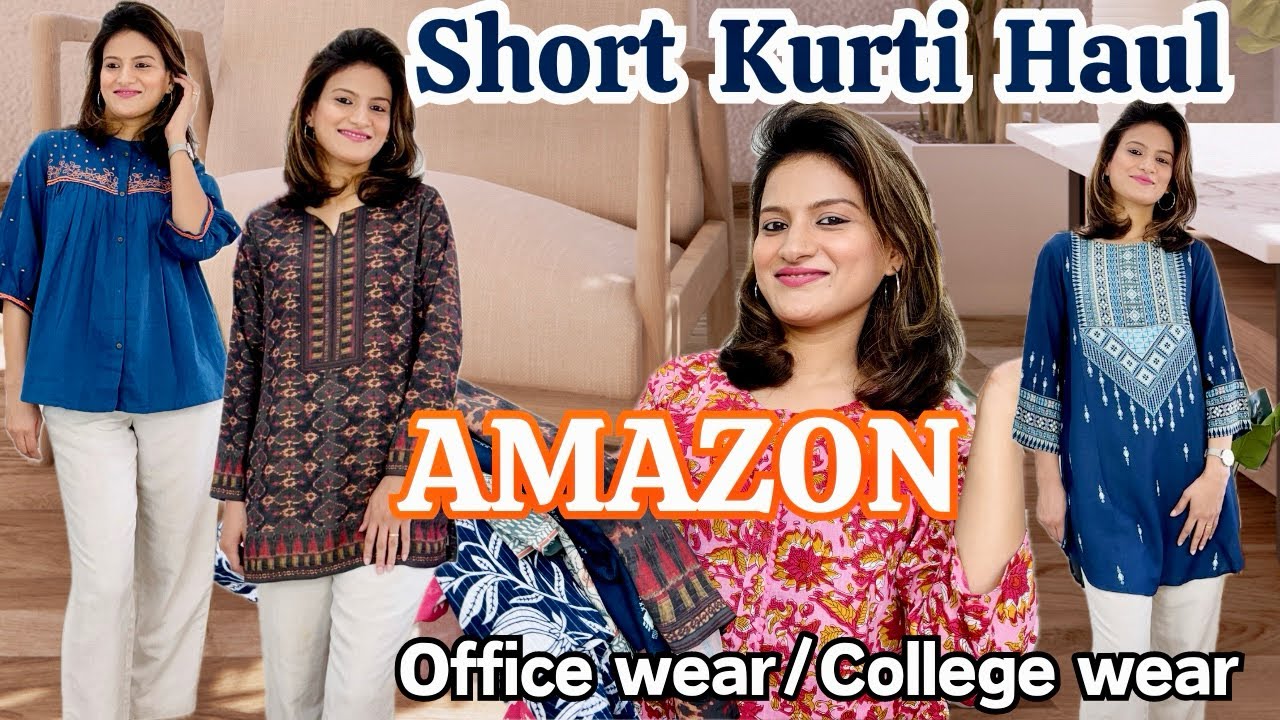 Amazon Short Kurti Haul l Amazon Sale l Kurti Haul l Latest Short Kurti ...