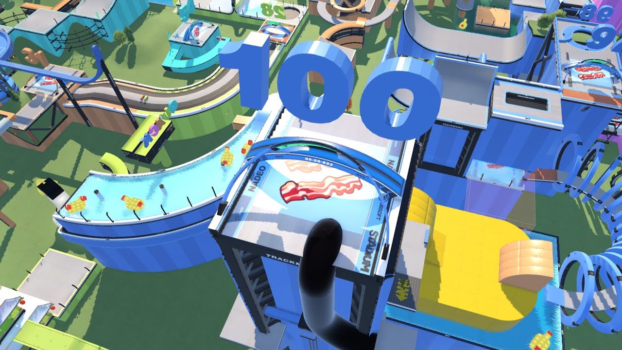 Quack 100 trailer - new 100-checkpoint Trackmania trial map for all ...