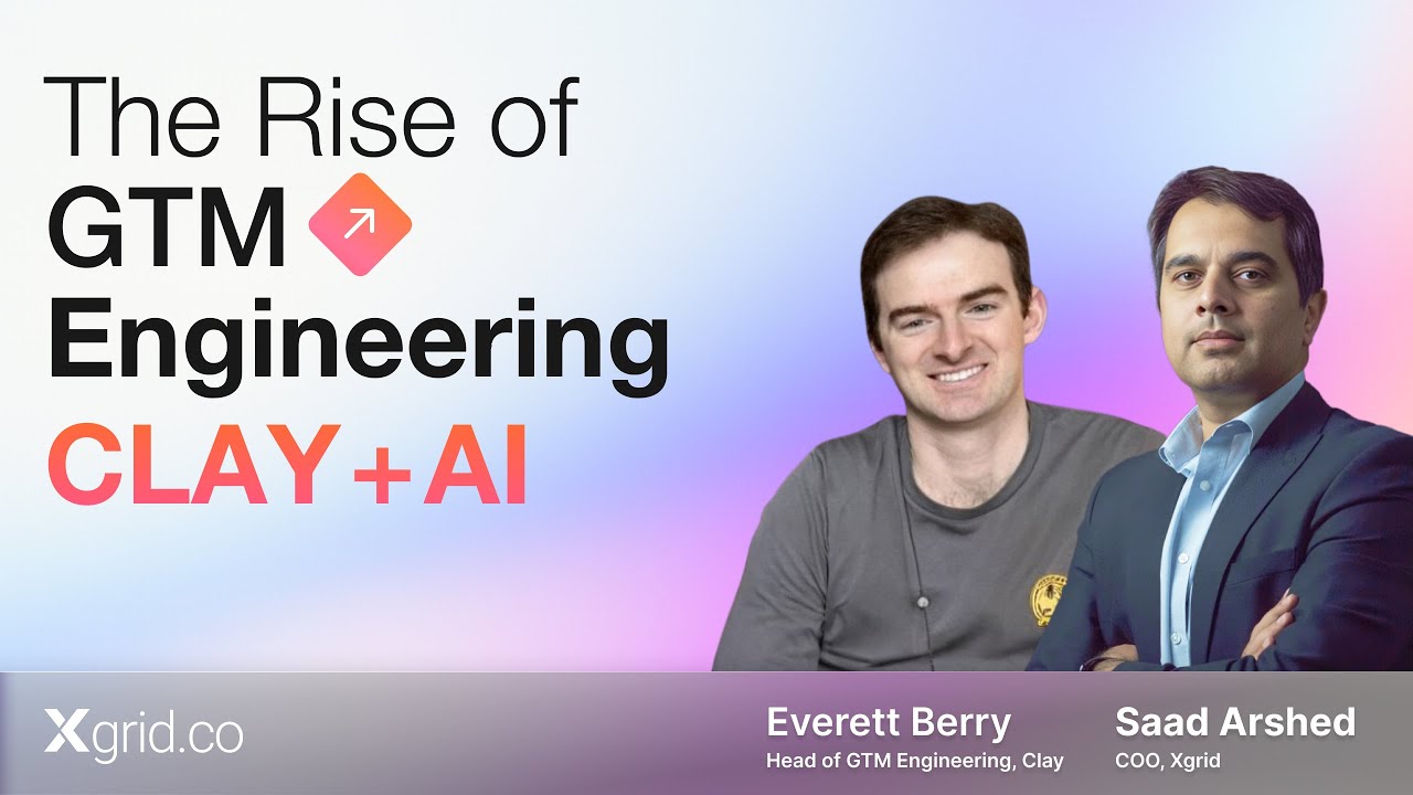 GTM Engineering Masterclass | Signals, Automation & AI with Head of GTM ...