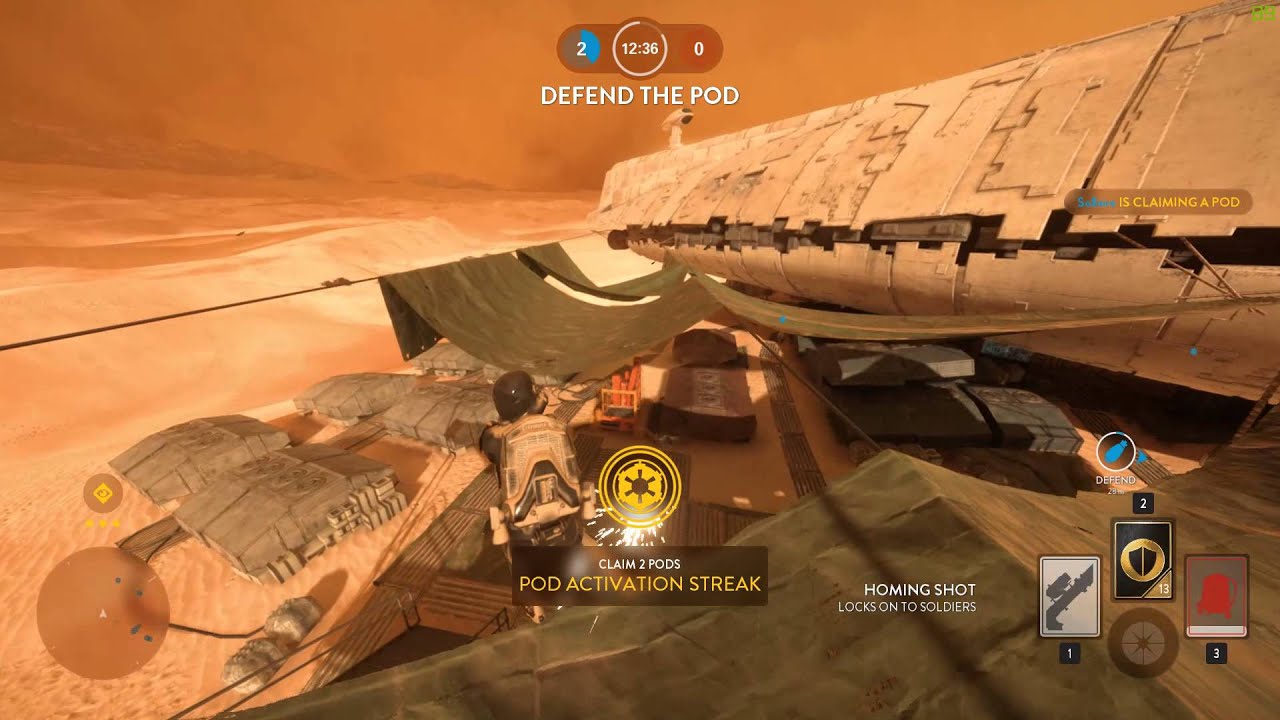 Star Wars Battlefront - DL44 Blaster + Shadow Trooper Skin - YouTube