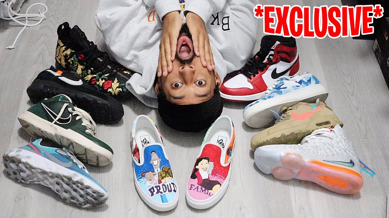 MY RARE & EXCLUSIVE SNEAKER COLLECTION! (Part 2) - YouTube