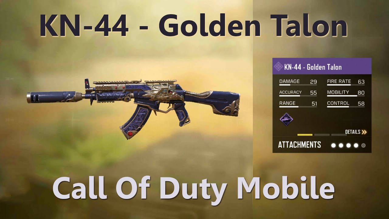 KN-44 - Golden Talon (Epic) - From Event : Seasonal Rifle Steamroller ...