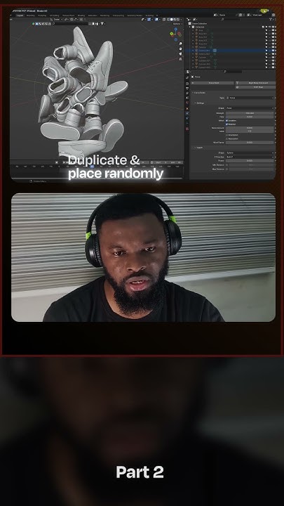 Pop up animation using Physics in blender part 2 - YouTube