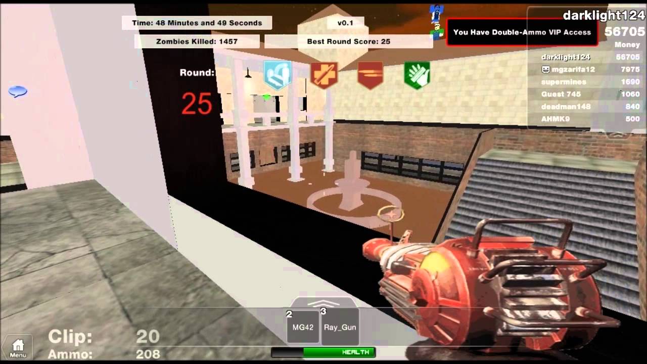 Call of Duty Zombies: Roblox Style! With Raygun! - YouTube