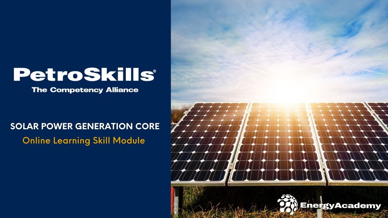 Competency Alliance: Solar Power Generation Core - EnergyAcademy ...