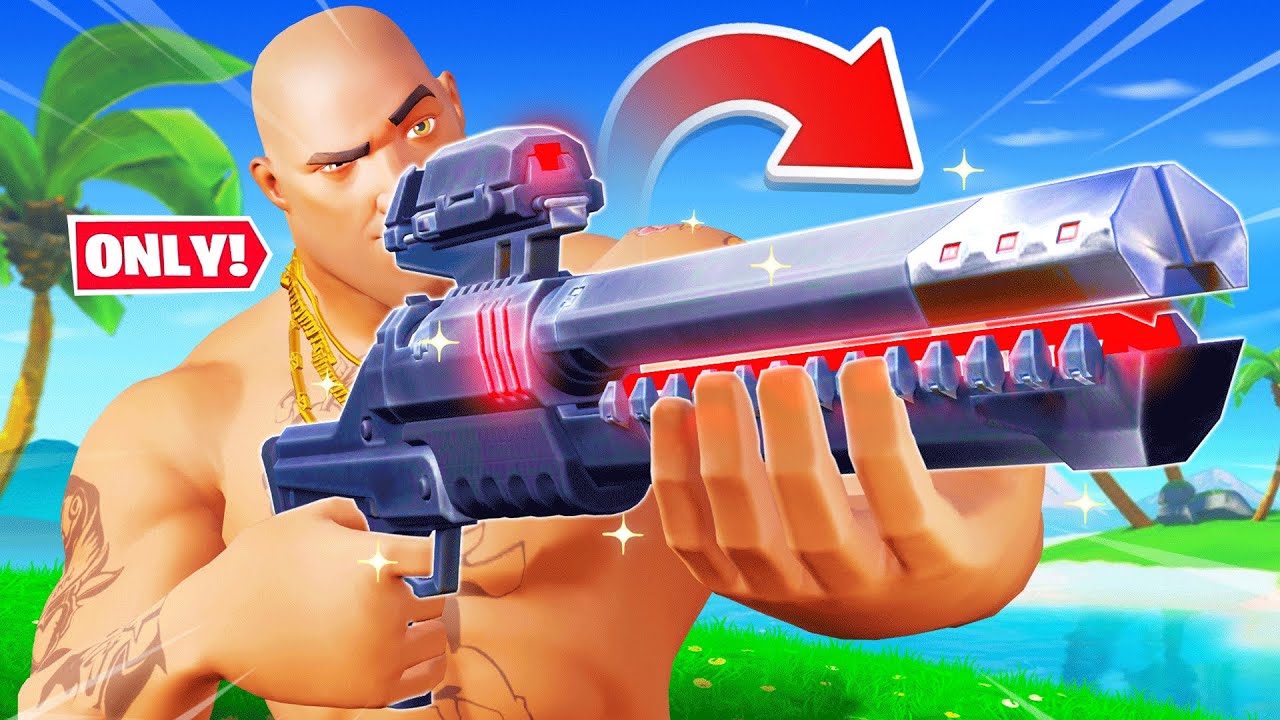 The RAIL GUN *ONLY* Challenge! - YouTube