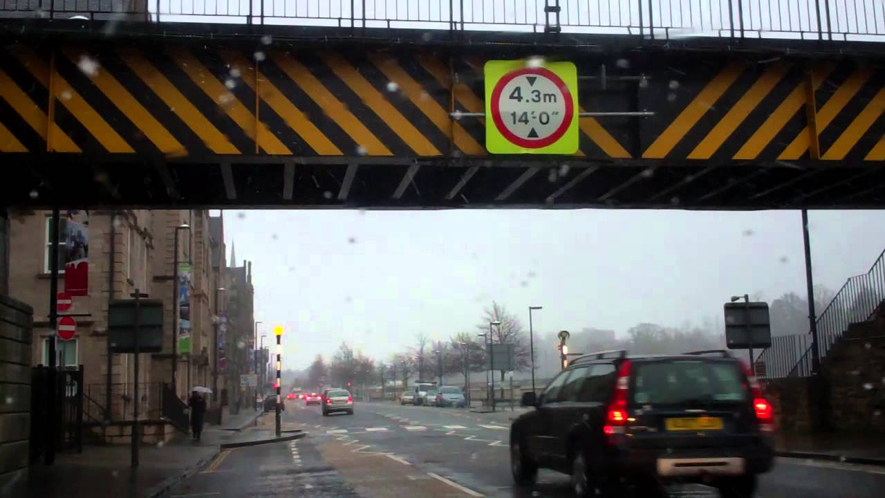 March Passenger Train Crossing Tay Street Perth Perthshire Scotland ...