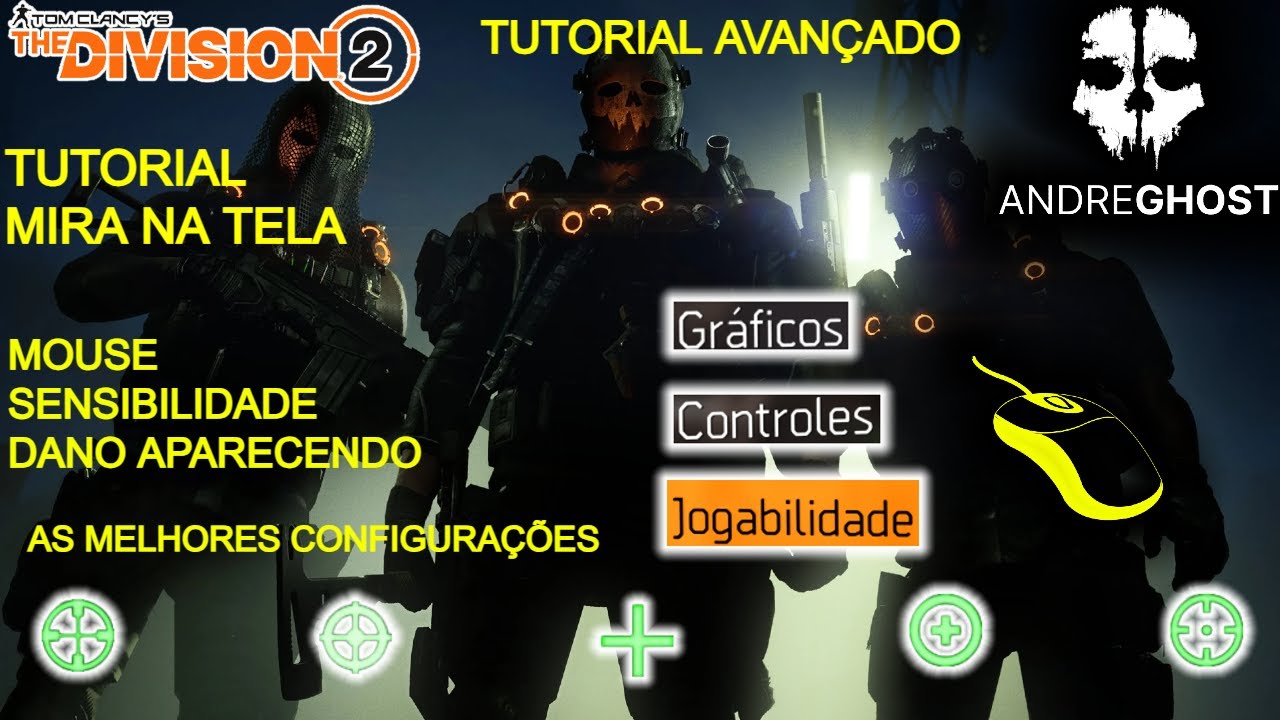 THE DIVISION 2 AJUSTES DE MIRA, MOUSE, JOGABILIDADE E GRAFICOS 2024 ...
