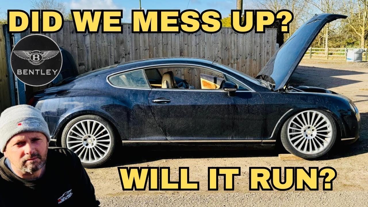 TRYING TO FIX AN ABANDONED BROKEN BENTLEY GT WILL IT RUN? - YouTube