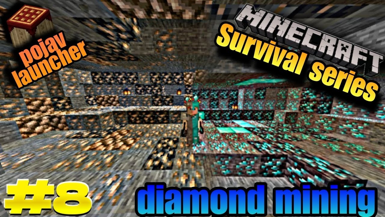 I FOUND A SECRET CAVE IN DIAMOND MINING| MINECRAFT GAMEPLAY | #8 - YouTube