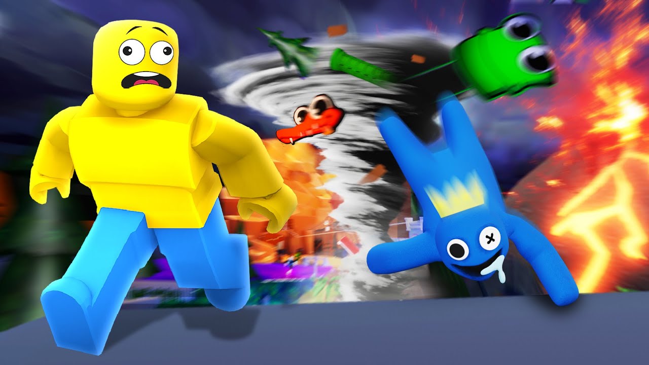 Rainbow Friends But There's Natural Disaster Hearts! - YouTube