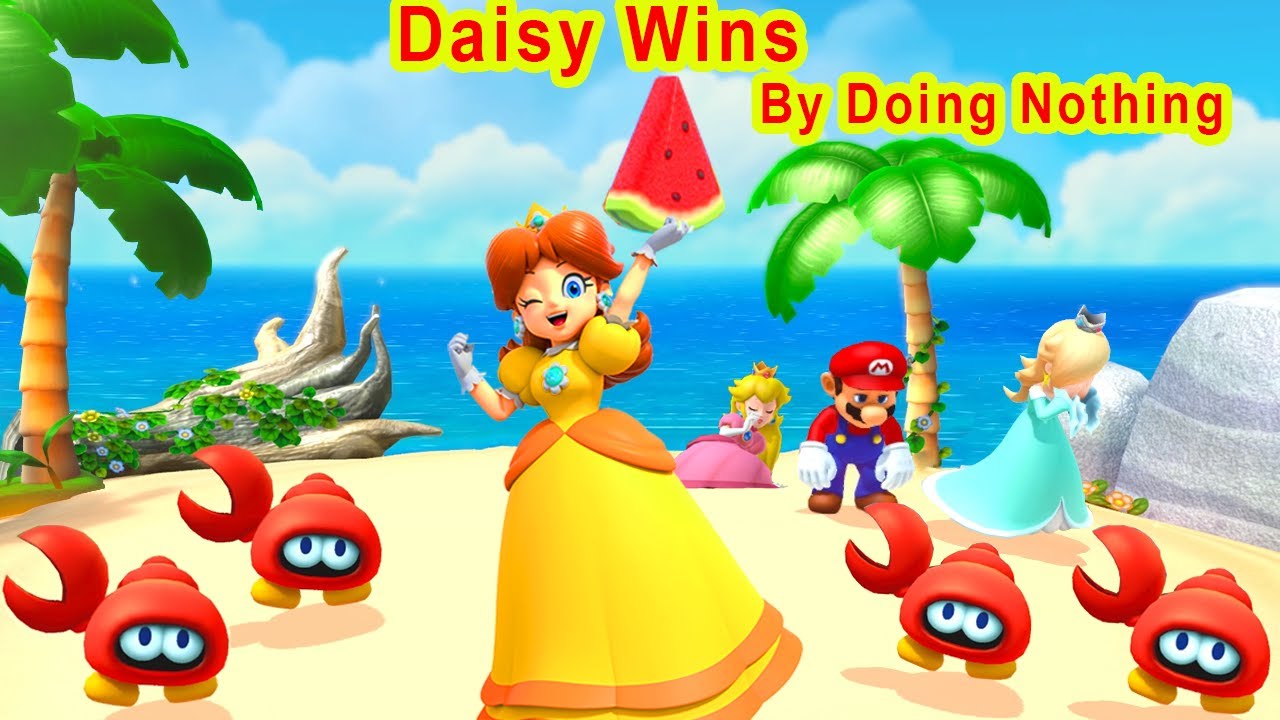 Mario Party 10 - Daisy Wins By Doing Absolutely Nothing (New) - YouTube