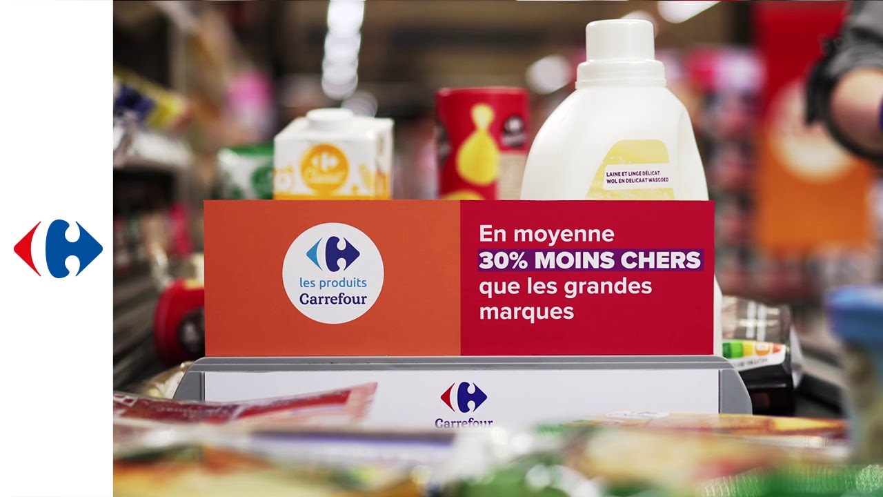 Les produits de la marque Carrefour - YouTube