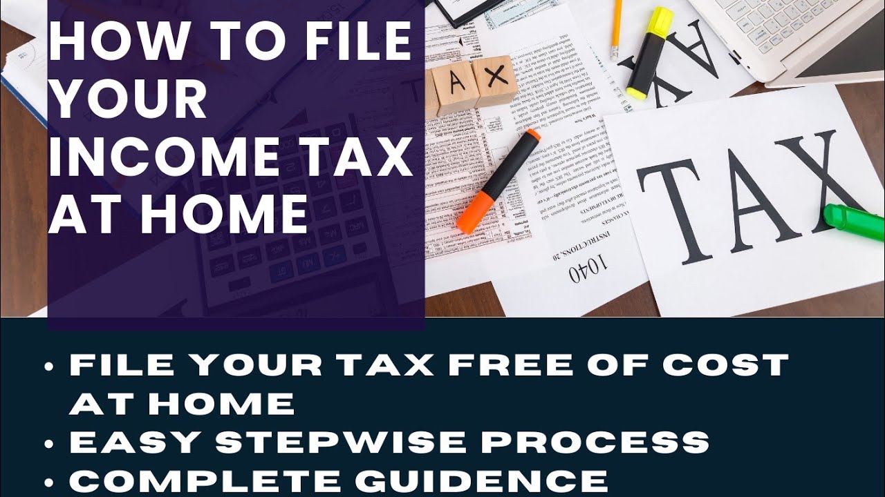 How to file your income tax | free of cost | file income tax at home ...