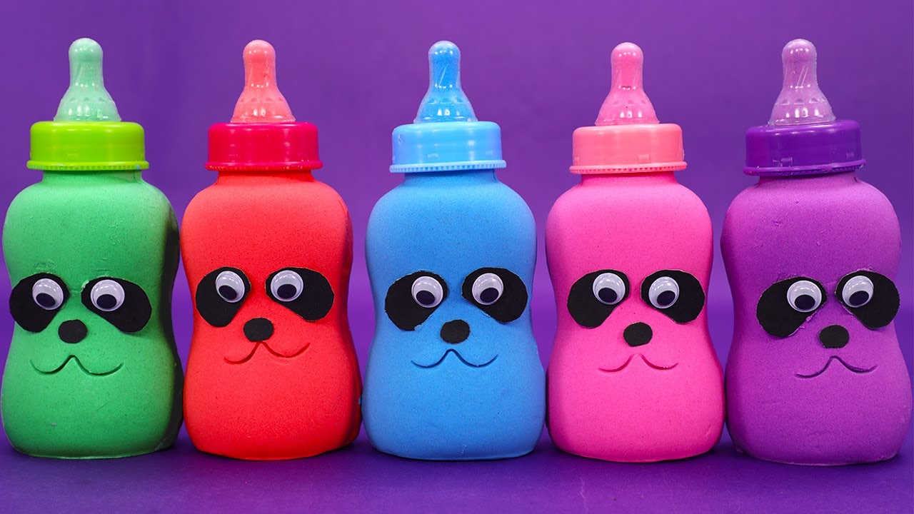 Learn Color with Colors in milk Bottle | Surprise Toys - YouTube