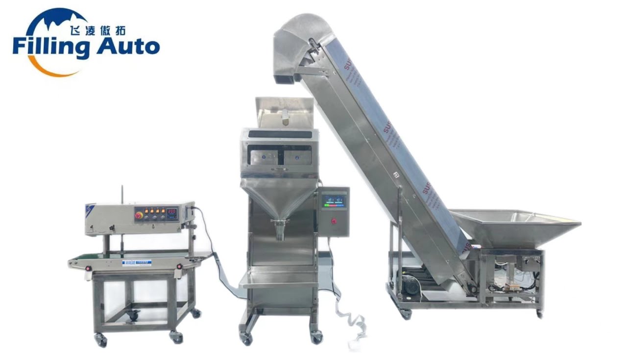 semi-automatic particle filling machine suitable for various grains and ...