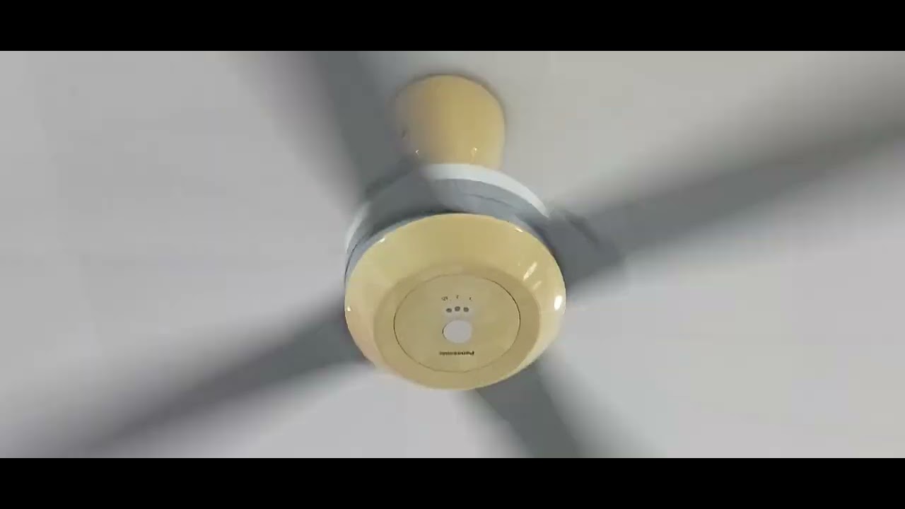 panasonic ceiling fan f-m14c8 is not noisy/wobbly 5 - YouTube
