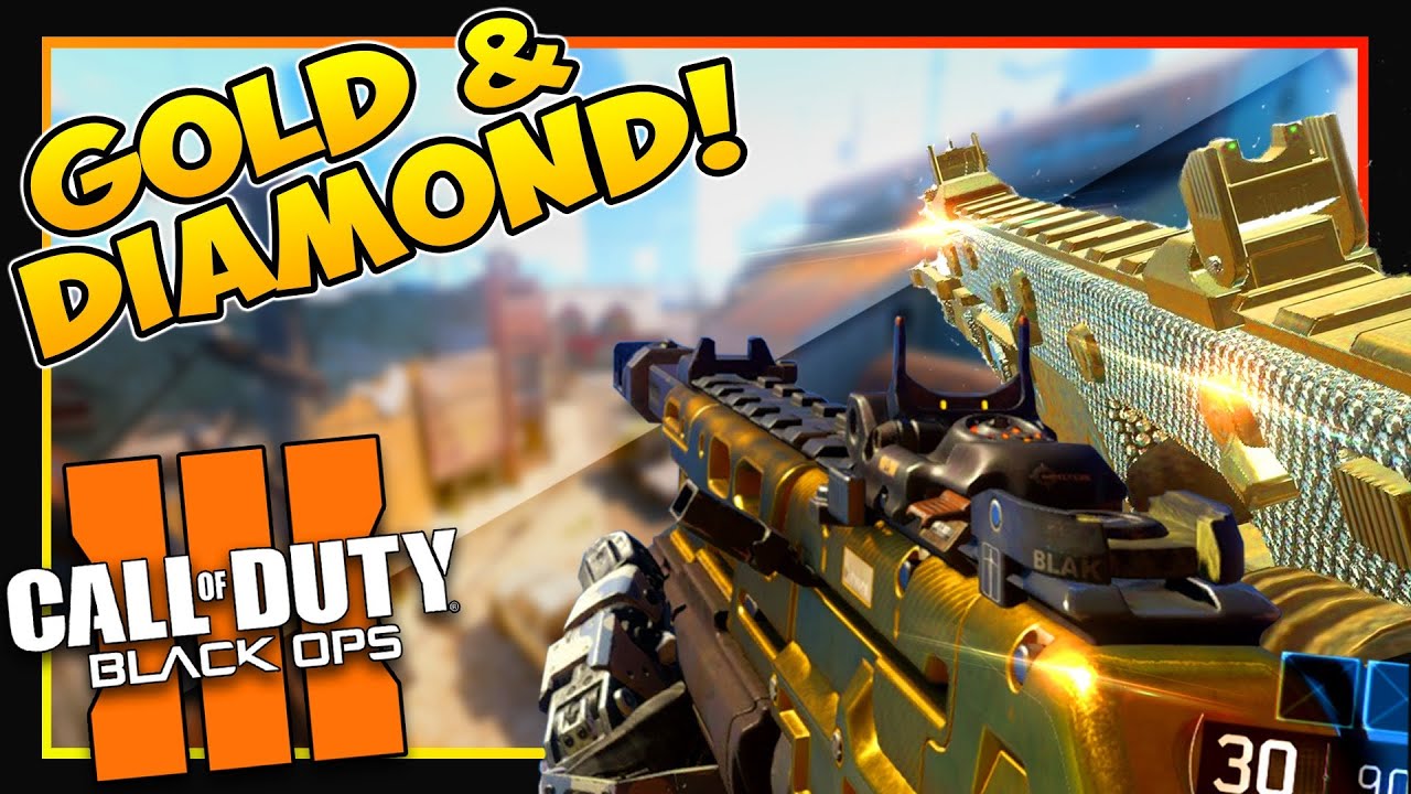 How to get Gold / Diamond on any gun Bo3 - YouTube