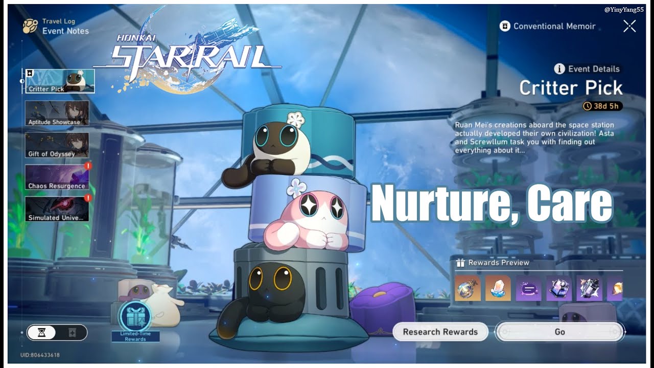 Critter Pick | Nurture, Care | Honkai StarRail Gameplay Part 1 - YouTube