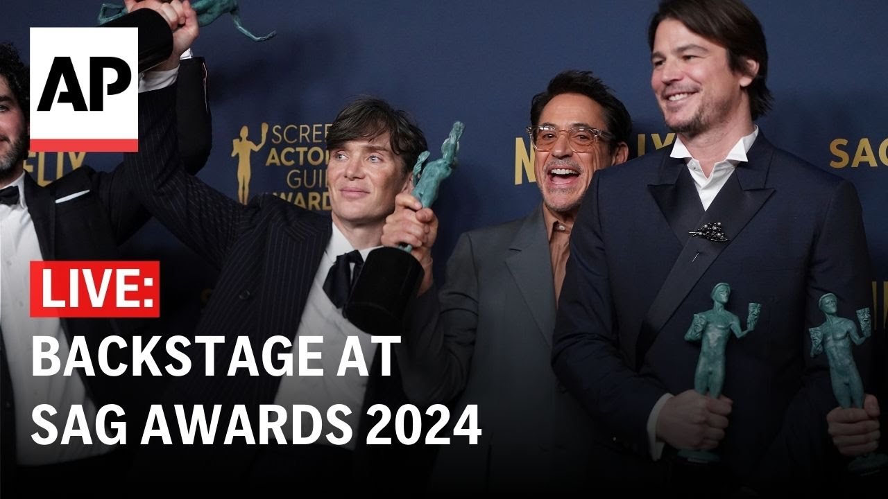 LIVE: Backstage with winners at SAG Awards 2024 - YouTube