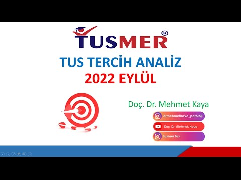 TUS 2022 Eylül Tercih Analiz Semineri