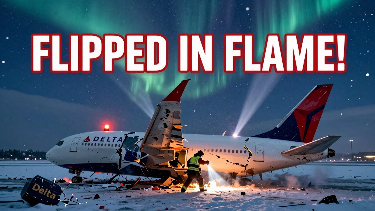 Delta Airlines Plane Crashes at Toronto Airport, Flips Upside Down ...