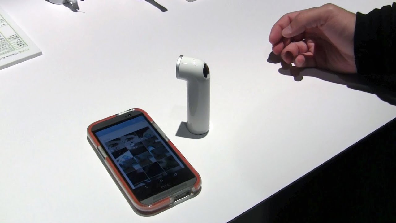 HTC RE Camera Hands-On at NYC Launch Oct. 2014 - YouTube