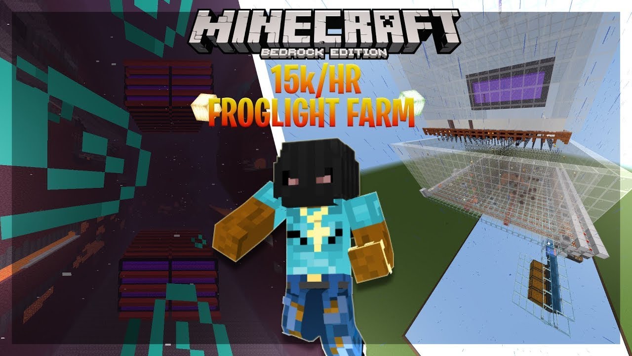 Ultimate Minecraft Bedrock Froglight Farm - 15k Hour - YouTube