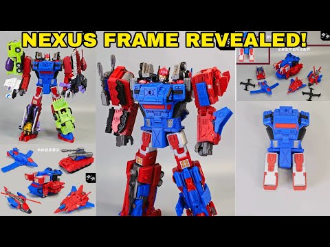 REVEAL! COMBINER FRAME & LIMBS For Transformers Age of the Primes Nexus Prime From QQT Studio!!!