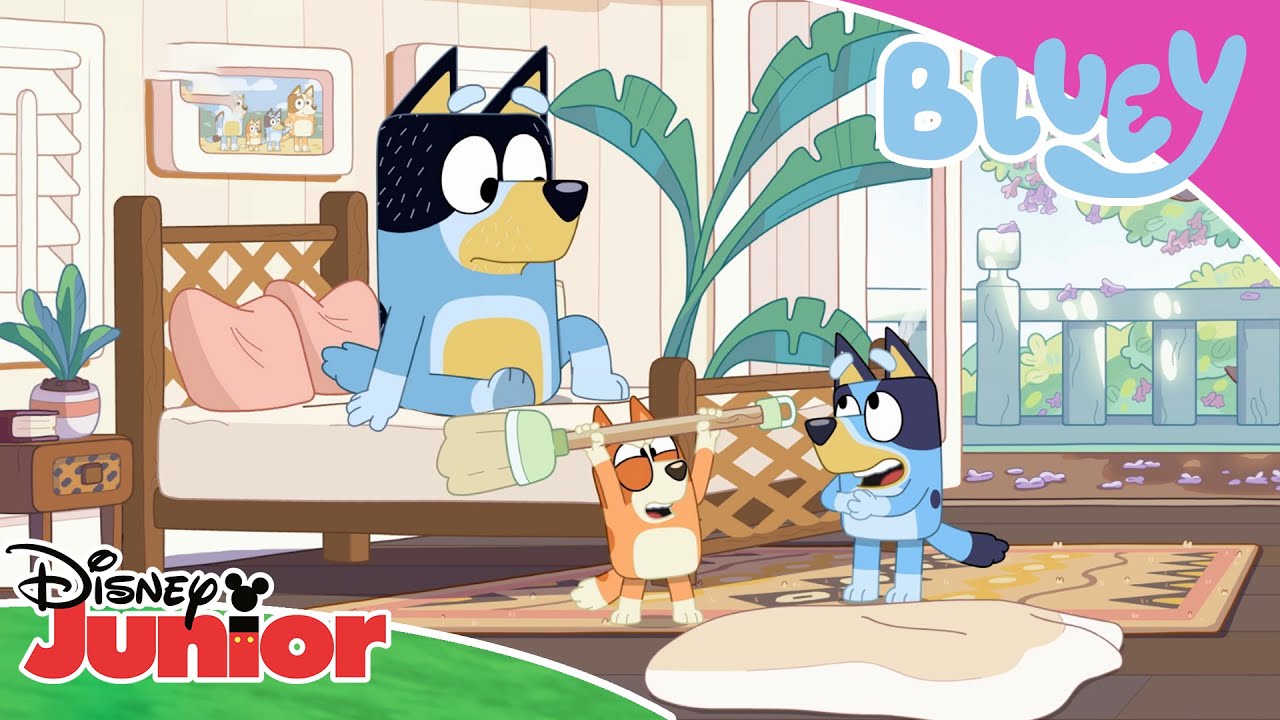 Tid til leg | Bluey | Disney Junior Danmark - YouTube
