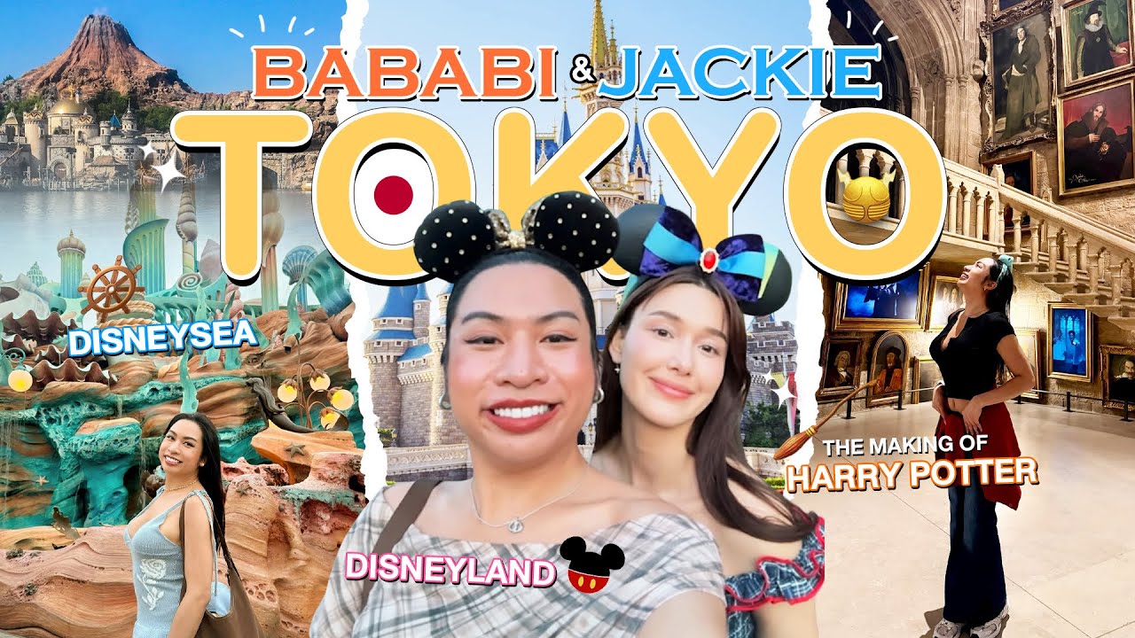 VLOG TOKYO ️ | BABABI & JACKIE ตะลุยดิสนีย์ สตูดิโอแฮร์รี่ สนุกมากก 🏰 ...