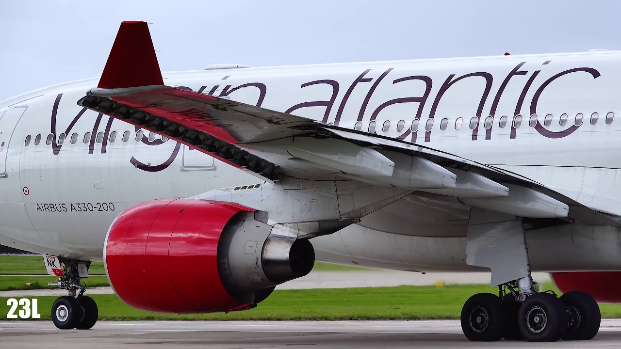 Virgin Atlantic Airways G-VMNK A332 VS181 Manchester To Los Angeles 06 ...