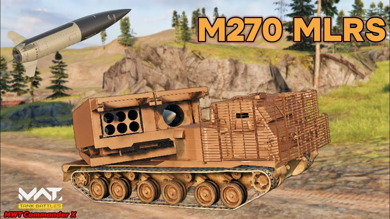 M270 American self-propelled Multiple Launch Rocket System | MWT Tank ...