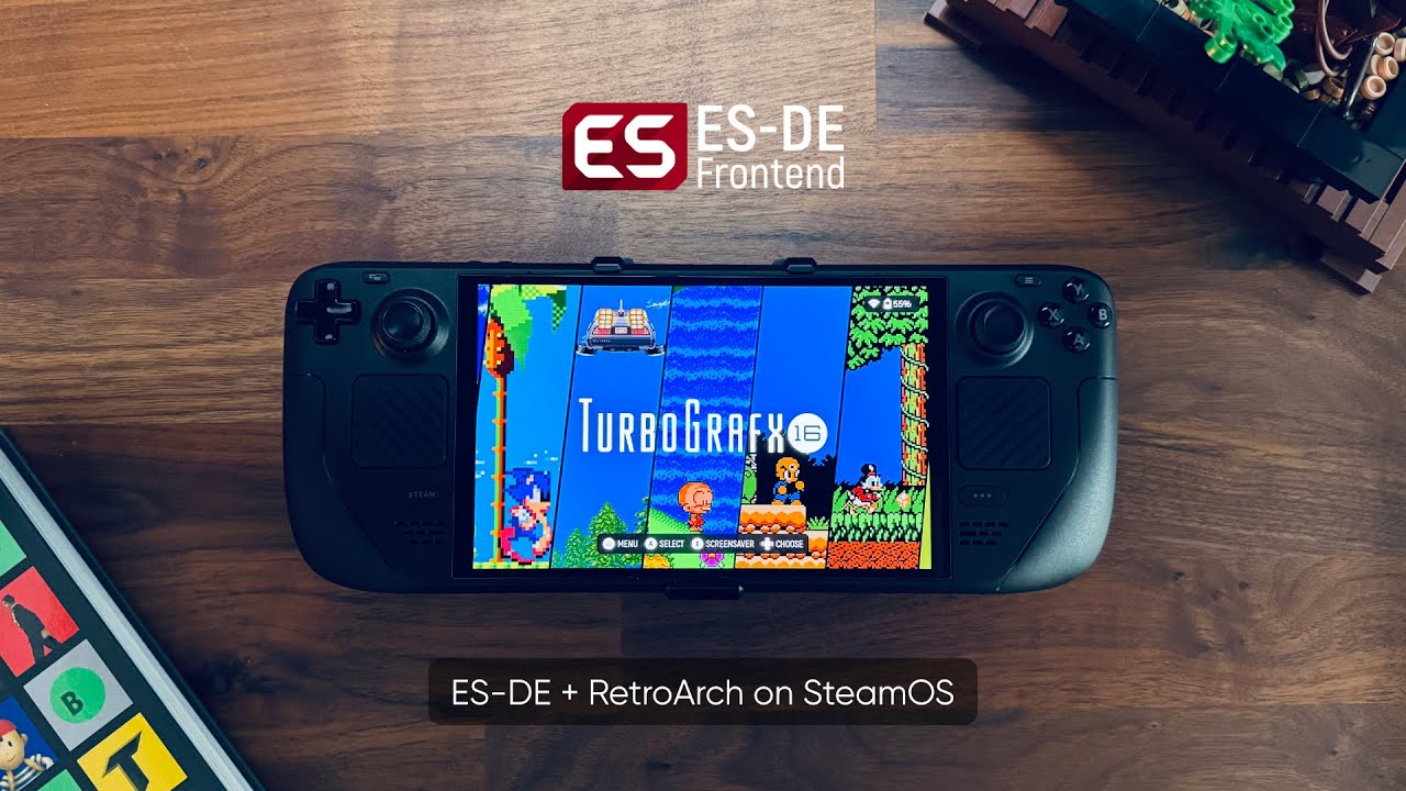 How to Set Up ES-DE & RetroArch on SteamOS - YouTube
