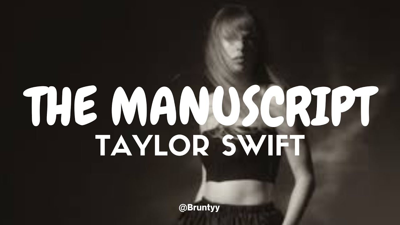 Taylor Swift - The Manuscript (Tradução/Legendado) PT-BR - YouTube Music