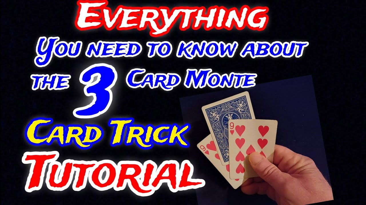 3 Card Monte. Things you NEED to know. Card Trick Tutorial. - YouTube