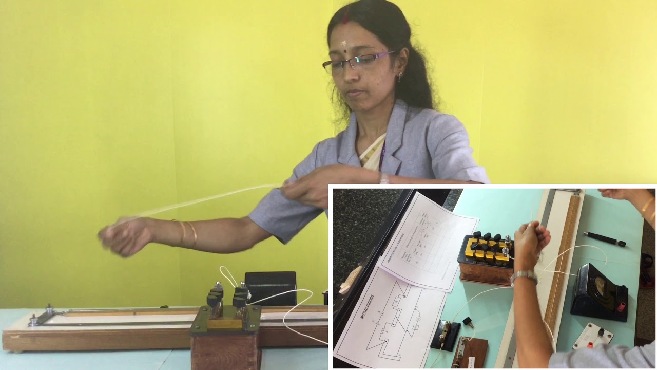 5 Metre Bridge Physics Lab SKPS - YouTube