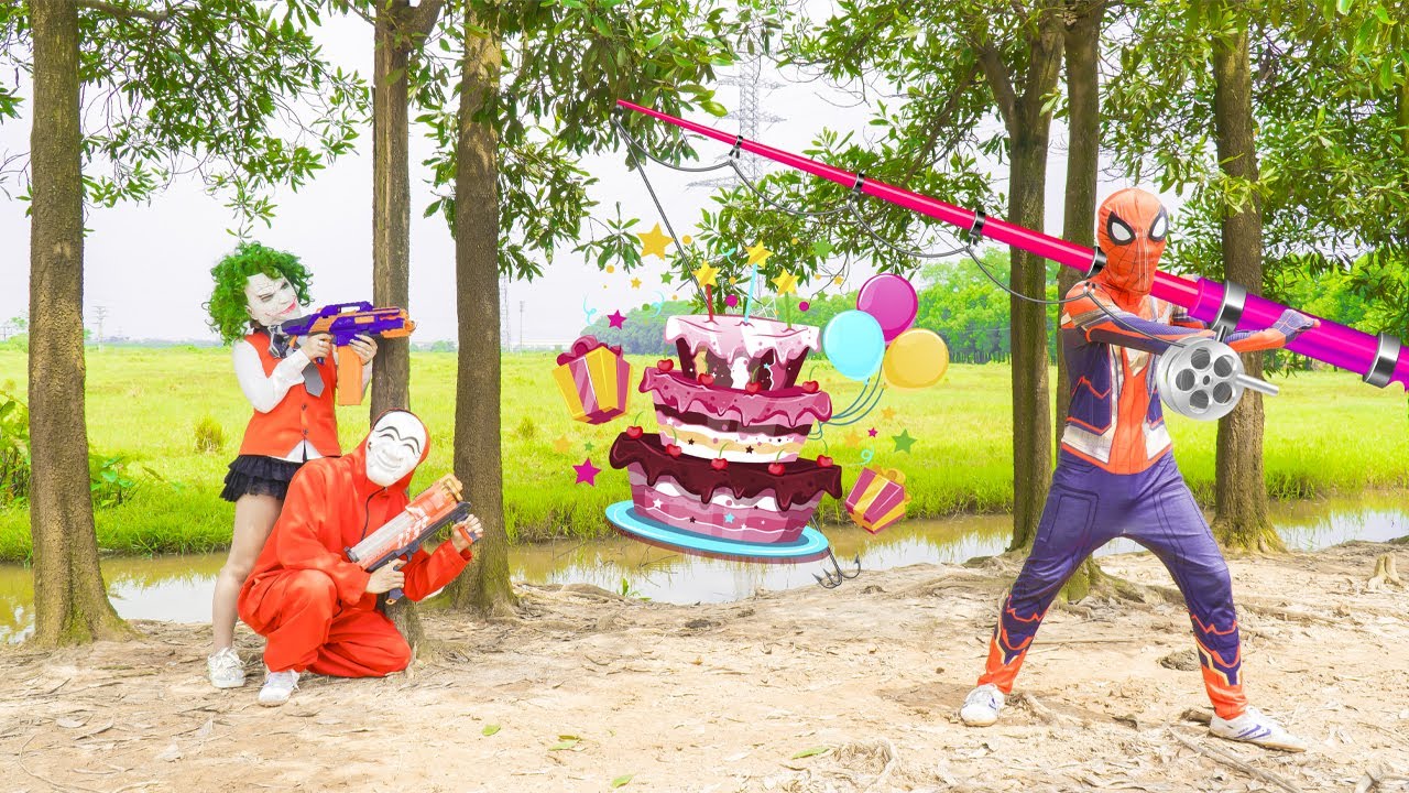 SUPERHERO's Story || Rescue RED SPIDER-MAN From JOKER & BAD-HERO TEAM ...