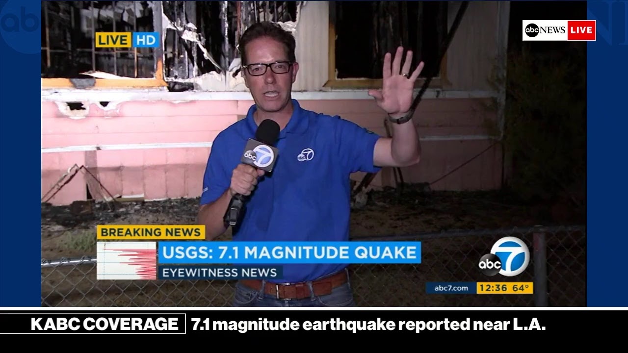 BREAKING NEWS - 7.1 magnitude earthquake reported near Los Angeles ...