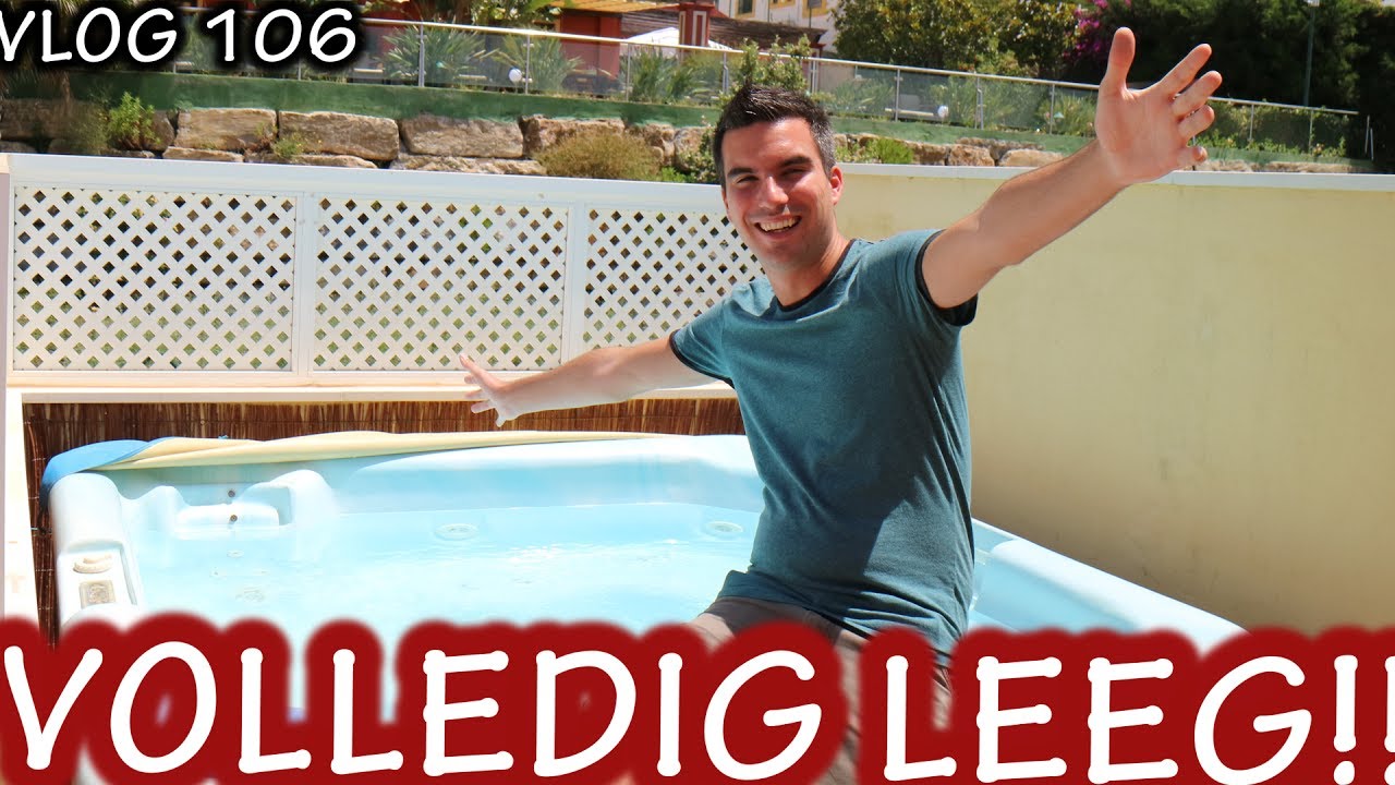 JACUZZI LOOPT LEEG 😱 - VLOG 106 - YouTube