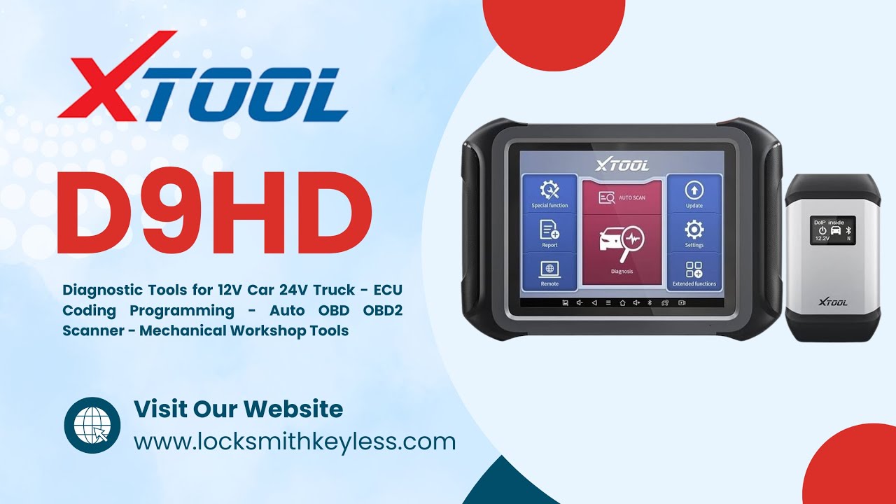 XTOOL D9HD: The Ultimate Diagnostic Tool for Cars & Trucks! - YouTube