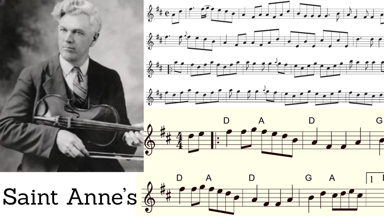 Fiddle Tunes Brief History // Saint Anne's Reel - YouTube