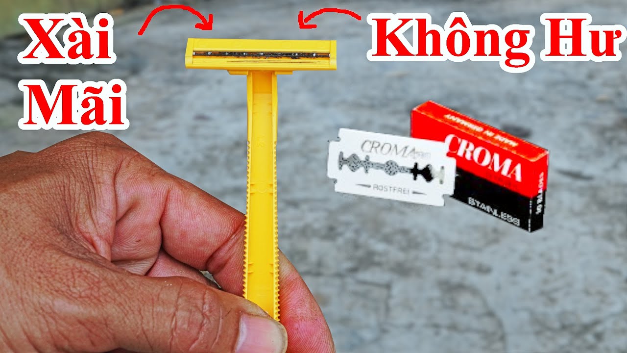 Tôi Sẽ Giúp Bạn Tiết Kiệm TIỀN ! Dao Lam Cạo Râu Xài Hoài Không Hư ...