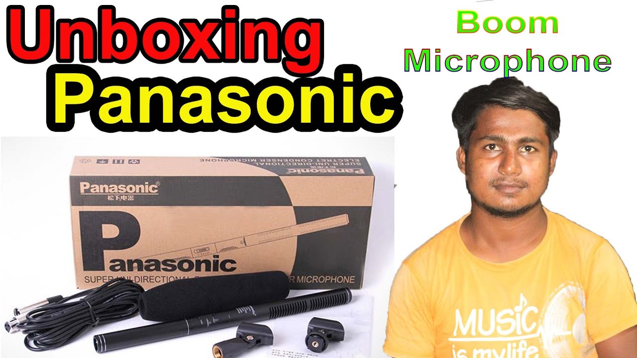 Panasonic-boom-microphone-em-2800A ll Unboxing ll @KAZOLBD Bangla ...